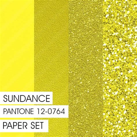 Glitter Plain PAPER Set PANTONE Sundance Different Pre Made Etsy Glitter Paper Digital