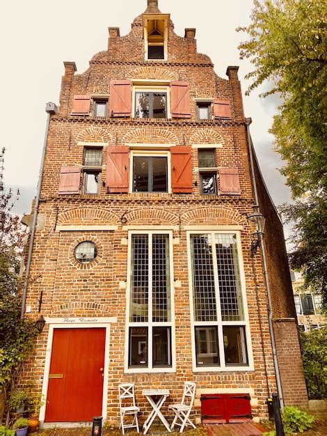 Premium Photo Traditional Dutch Architecture In Deventer Netherlands