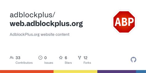 GitHub Adblockplus Web Adblockplus Org AdblockPlus Org Website Content