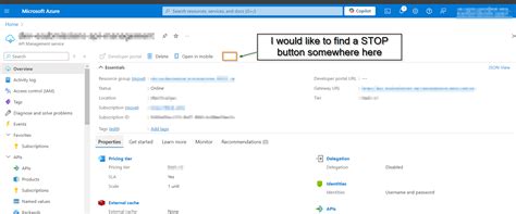 How To Temporary Stop Azure Api Management Service Stack Overflow