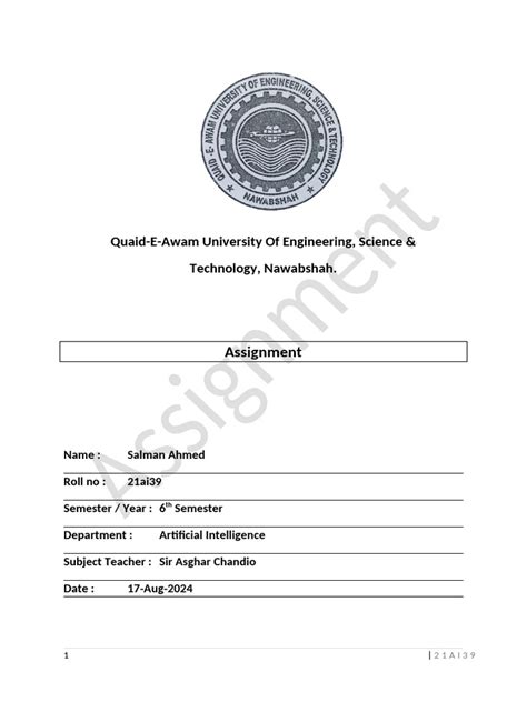 Cv Assignment 1 Salman Pdf Computer Vision Art