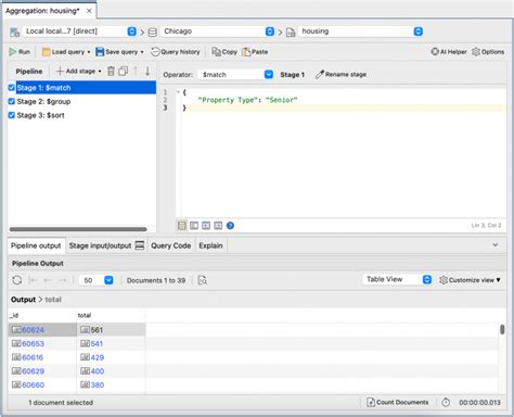 A MongoDB Aggregation Example With Match Group Sort