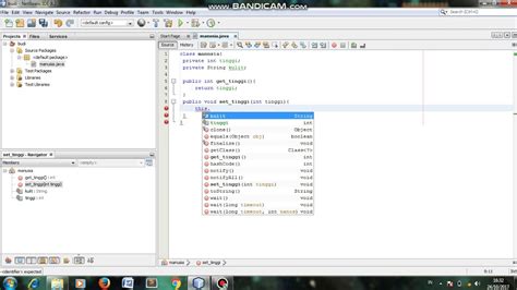 Contoh Program Enkapsulasi Pada Java Youtube
