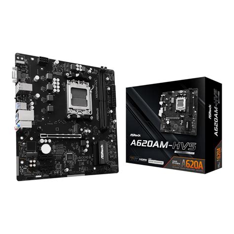 Asrock A620am Hvs Micro Atx Am5 Ddr5 Motherboard Hdmi And Pcie 4 0 Mg Technologies