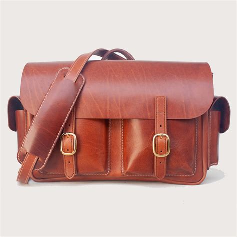 Leather Mailbag Chestnut Beranleather