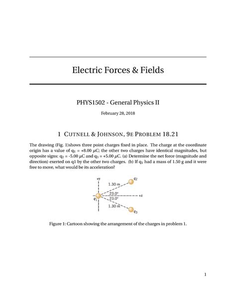 18 Electric Forces And Fields Electric Forces And Fields Phys1502