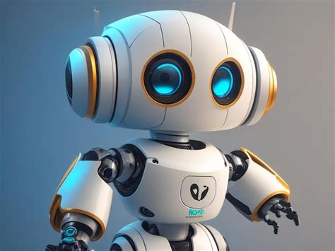 Premium Ai Image Robot Android Chatbot Ai Bot Cartoon 3d Style Character Design Illustration