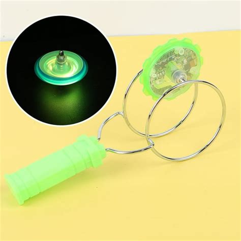Saidjrlf Yoyo Ball Automatic Return Yoyo Flashing Wheel Rail Yoyo