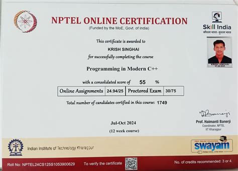 Cplusplus Programming Problemsolving Nptel Iitkharagpur Krish