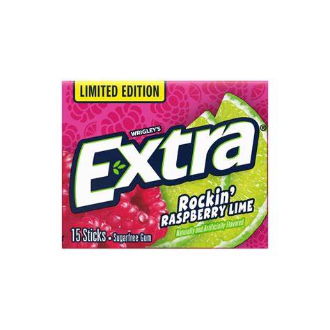 Extra Raspberry Lime 14 5g — Joys Delights Lolly Shop Online