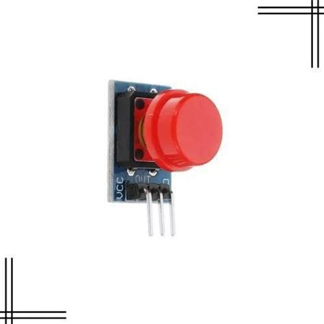 módulo botão chave 12x12 com capa para arduino esp8266 esp32 robomix