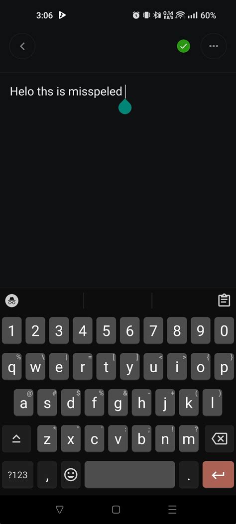 New User Is There A Reason That Typing On Mobile Doesnt Suggest Words Or Check Spelling I