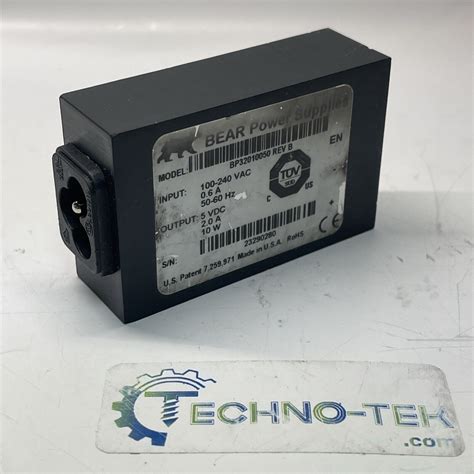 Bear Power Supply 3 Pin Mini Iec Input Connector 5v 2 0a