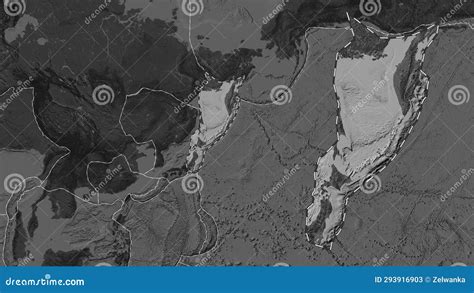 Okhotsk Plate Extracted Patterson Cylindrical Bilevel Stock Illustration Illustration Of