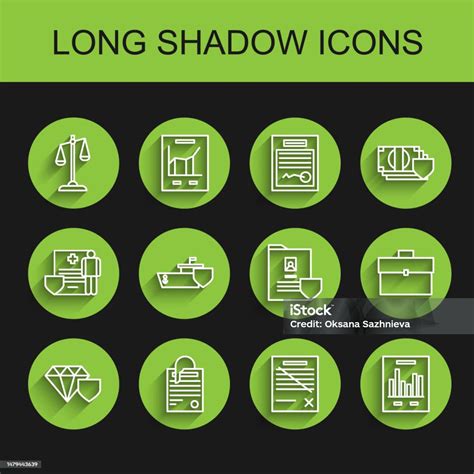 방패 파일 문서 및 종이 클립 정의의 저울 파일 삭제 문서 그래프 차트 선박 서류 가방 및 아이콘으로 라인 다이아몬드를 설정합니다 벡터 가방에 대한 스톡 벡터 아트 및 기타