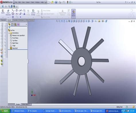 Cad Model Of Rotor Fig 4 Scanning The Rotor Download Scientific Diagram