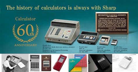 Celebrating 60 Years Of Sharp Calculators A Legacy Of Innovation And Trust Sharp Calculators