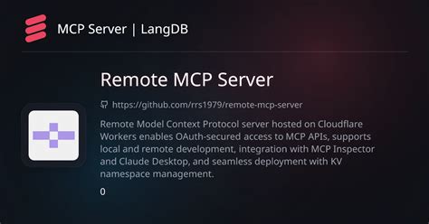Remote Mcp Server Langdb