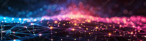 Visualize A Glowing Network Of Interconnected Neurons Firing Electrical Impulses Technology