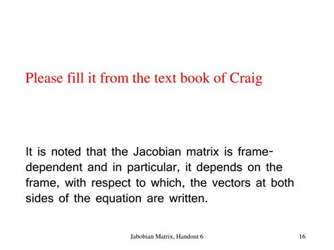 PPT Velocity And Singularity Concepts In Robotics PowerPoint Presentation ID 9724869