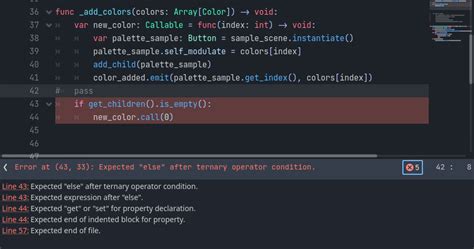 GDScript 2 0 Lambda Parsing Error If Followed By An If Statement