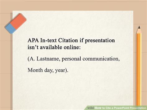 3 Ways To Cite A PowerPoint Presentation WikiHow