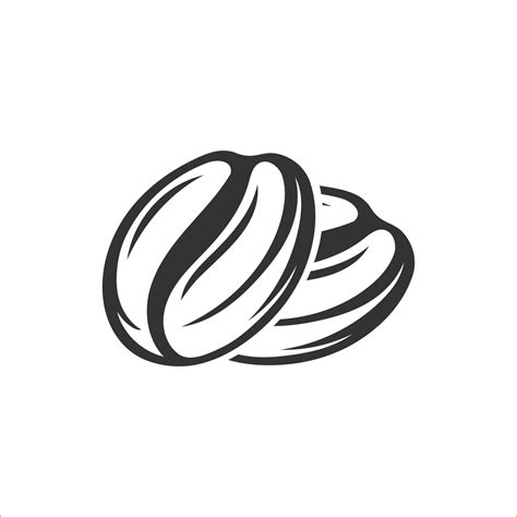 Coffee Bean Icon Vector Illustration
