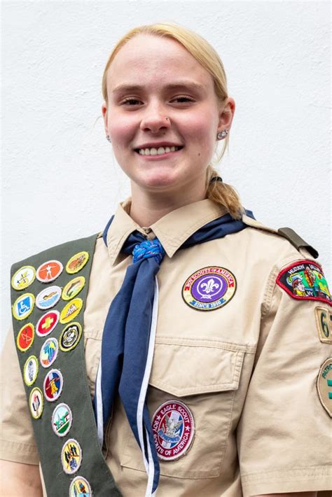 Goshen Mckenzie R Richner Becomes The Third Area Woman To Earn Eagle