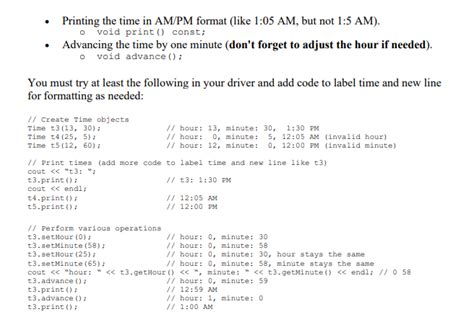 Solved Exercise 4 Time Class Version 1 More Points For
