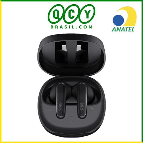 Fone De Ouvido Sem Fio Qcy T13x Enc Bluetooth Tws 5 3 Ipx5 Preto E Branco