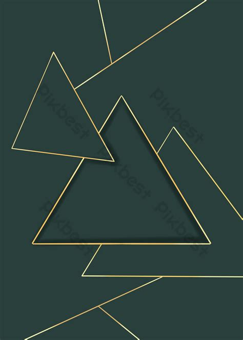 Simple Geometry Background Golden Border Psd Backgrounds Free Download Pikbest