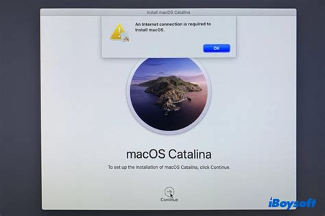 Fixed An Internet Connection Is Required To Install Macos