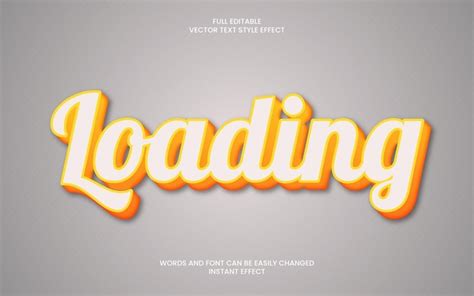 Premium Vector Loading Text Effect Premium Vector Loading Text Effect