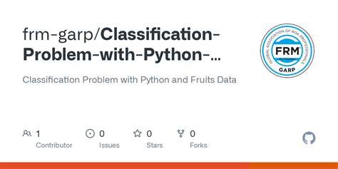 Classification Problem With Python And Fruits Datasolving A Simple