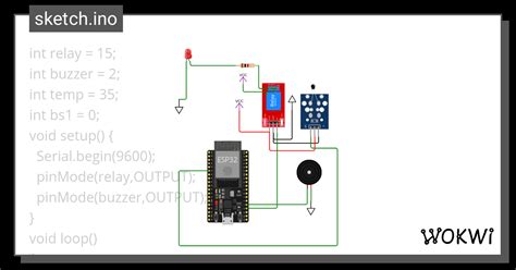 Temperature Control Wokwi Esp32 Stm32 Arduino Simulator