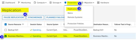 How To Pause And Resume Replication In Dell Powerstore Storageareanetwork