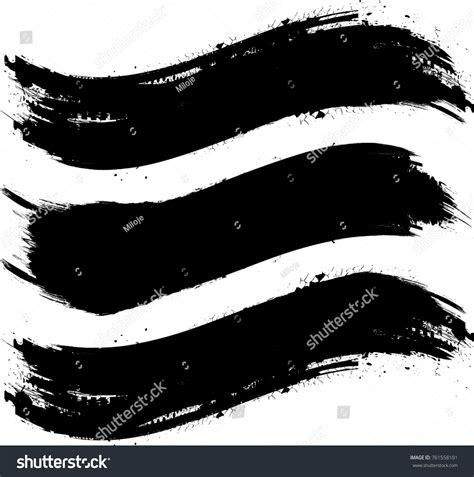 Edges Vector Set Design Elements Curved Vector De Stock Libre De Regalías 761558101