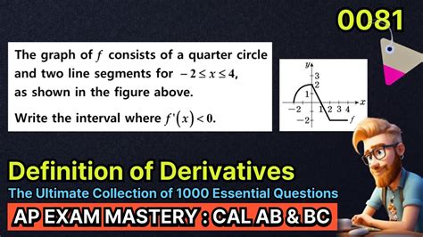 The Ultimate Collection For Ap Exam 0081 Finding Decreasing Intervals From A Graph Apcalculus