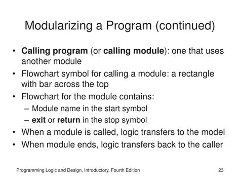 Ppt Understanding The Mainline Logical Flow Through A Program