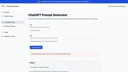 ChatGPT Prompt Generator