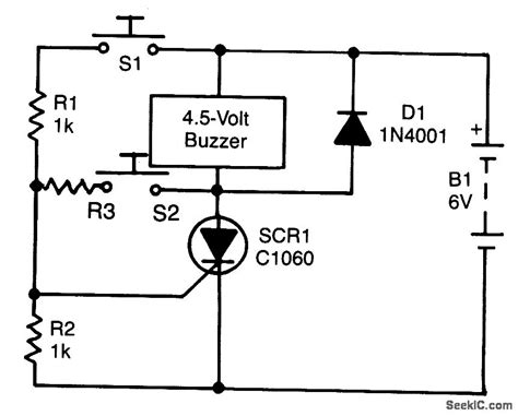 SCR CIRCUIT WITH SELF NTERRUPTING LOAD Basic Circuit Circuit Diagram SeekIC Com