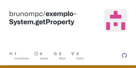 github brunompc exemplo system getproperty