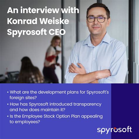 Spyrosoft On Linkedin Success Interview Globalcompany Growth