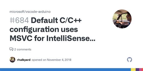 Default C C Configuration Uses MSVC For IntelliSense Rather Than GCC