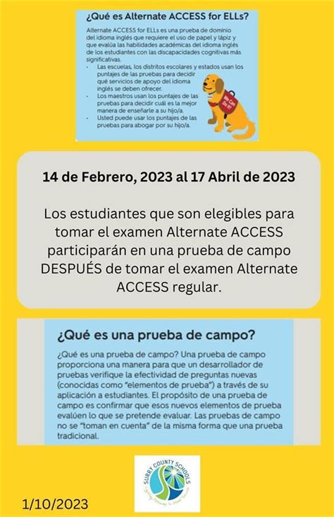 Wida Language Testing Notifications Surry County Schools