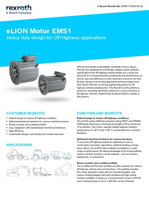 Elion Motor Ems1 Pdf Electric Motor Engines