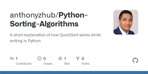 Github Anthonyzhubpython Sorting Algorithms A Short Explanation Of
