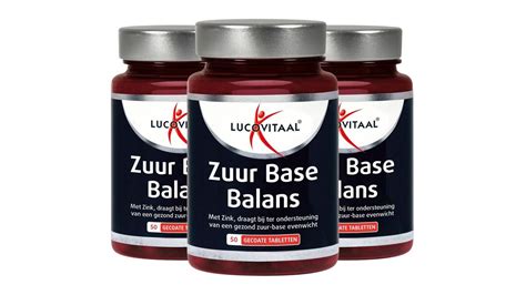 3x 50 Lucovitaal Zuur Base Balans Tabs Aanbieding Ibood