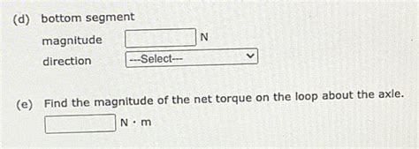 Solved A Current Carrying Rectangular Wire Loop With Width Chegg