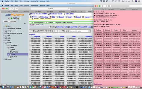 Mysql Stored Procedures Spatial Tutorial Robert James Metcalfe Blog